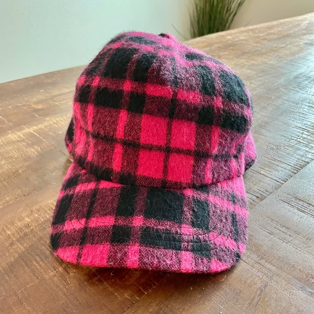 Ca4la Japan Wool Plaid Check Hat - Gem
